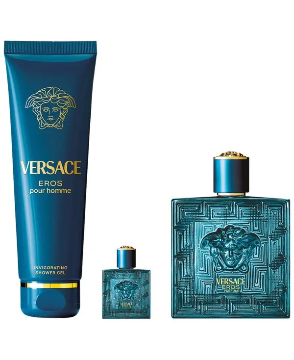 Versace 3-pc. Eros Eau De Parfum And Shower Gel Set