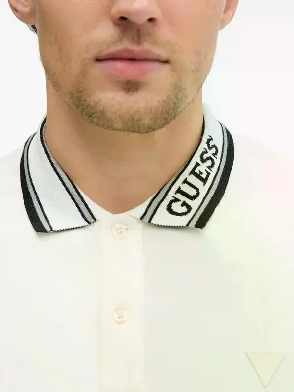 Guess Lyle Logo-collar Polo Shirt
