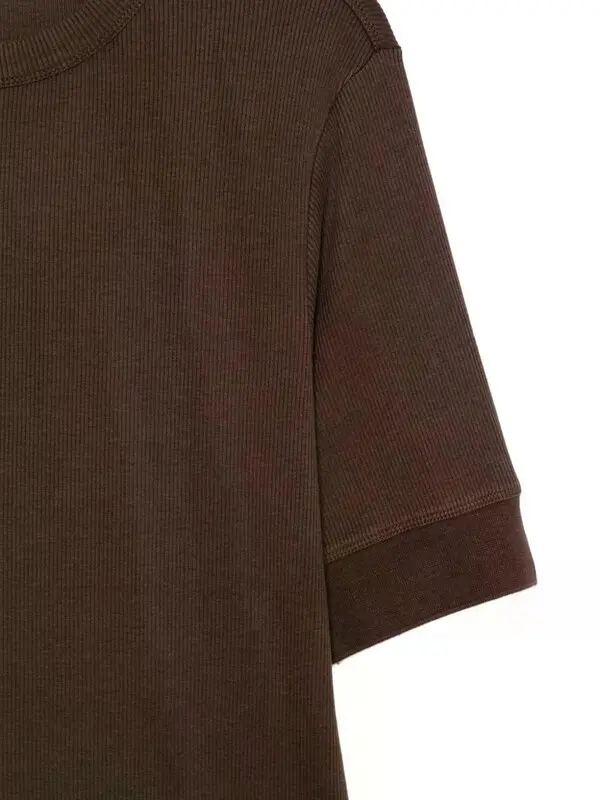 CDLP Ribbed-knit T-shirt - Brown