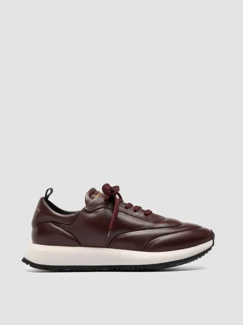 Officine Creative Solstice 101 Leather Running Sneakers - Red
