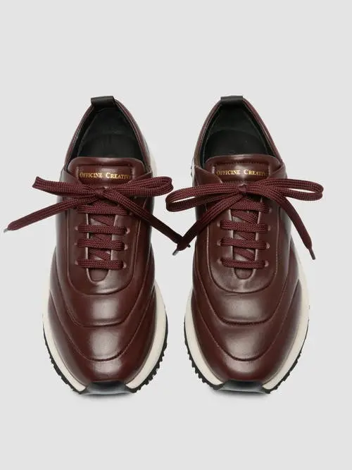 Officine Creative Solstice 101 Leather Running Sneakers - Red