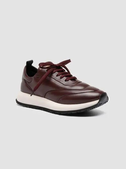 Officine Creative Solstice 101 Leather Running Sneakers - Red