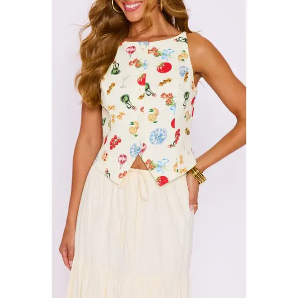 VICI Solstice Mixed Print Vest