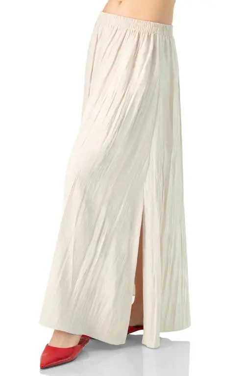 IVONNE Wide Midi Skirt With Slit