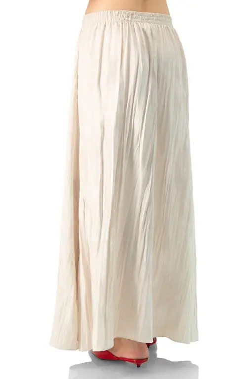 IVONNE Wide Midi Skirt With Slit