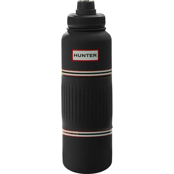 Hunter Gogrip Hydration Stainless Steel Tumbler With Carry Handle - Black
