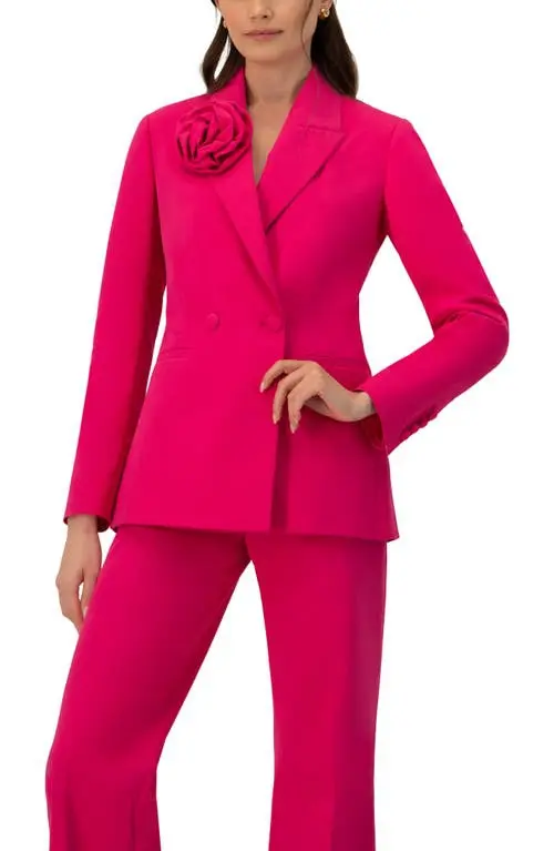 IVONNE Double-breasted Blazer With Floral Detail