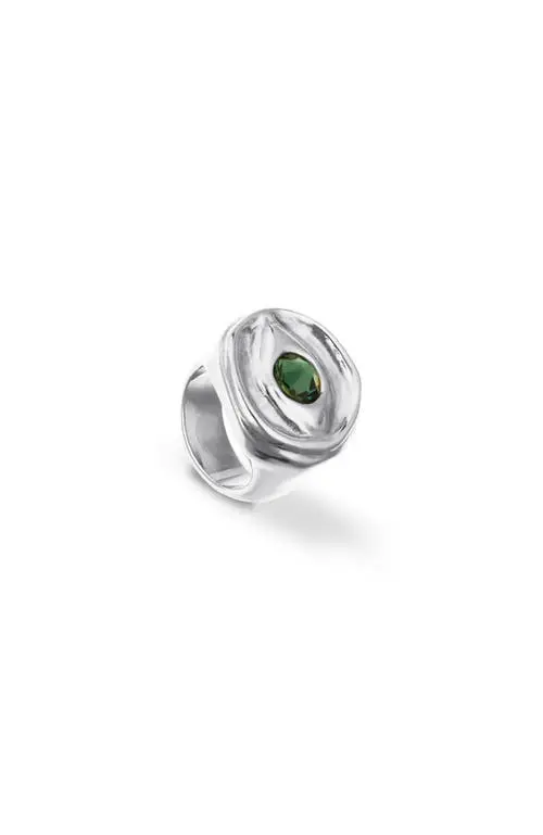 UNODE50 Sterling Plated Signet Ring