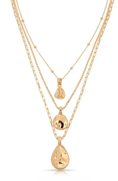 Ettika Circle Flow Layered Necklace