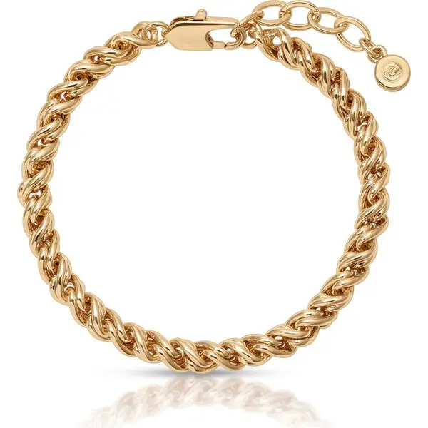 Ettika Spiral Chain Bracelet - Gold