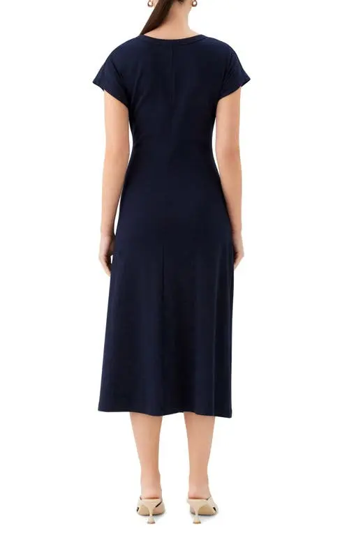 Fifteen Twenty Aveline Side Twist Midi Dress