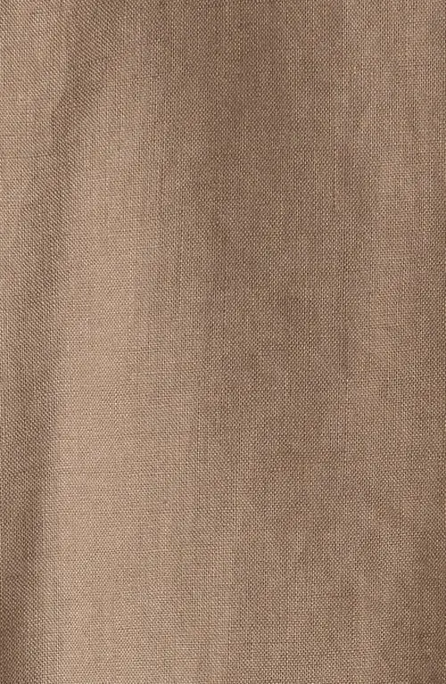 Eileen Fisher Stand Collar Linen Jacket - Walnut