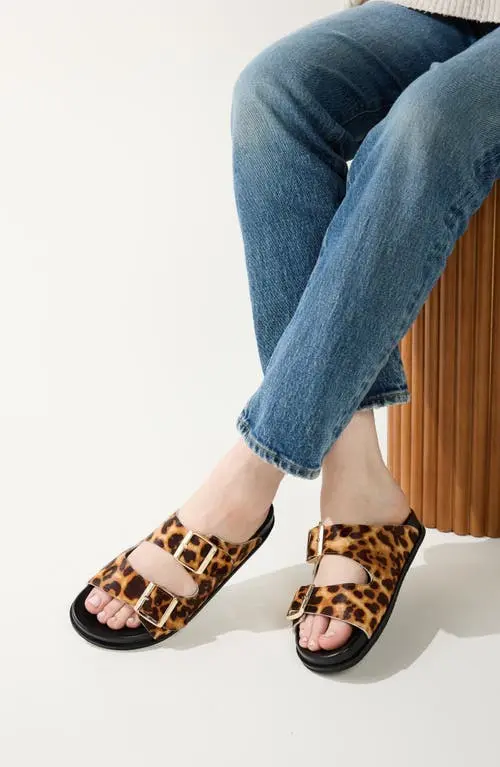 Yosi Samra Maya Slide Sandal - Leopard