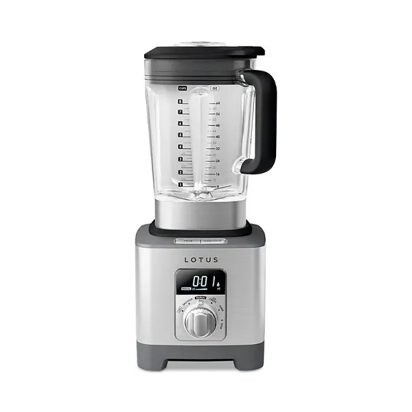 LOTUS Power Spin Infinite Speed Control Blender - Stainless Steel