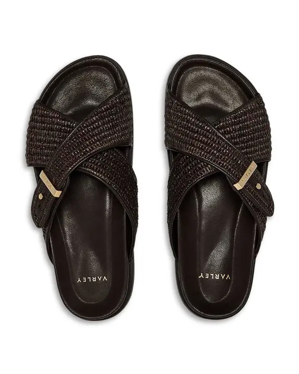 Varley Esla Slide Sandals - Ebony