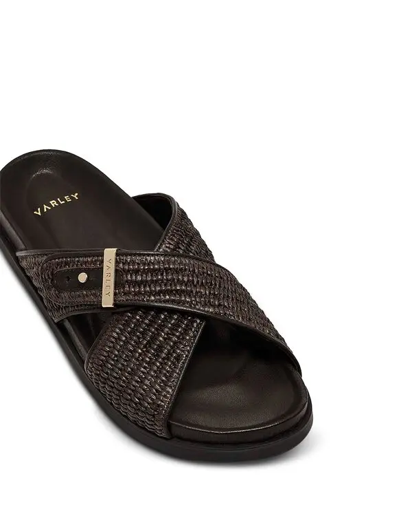 Varley Esla Slide Sandals - Ebony