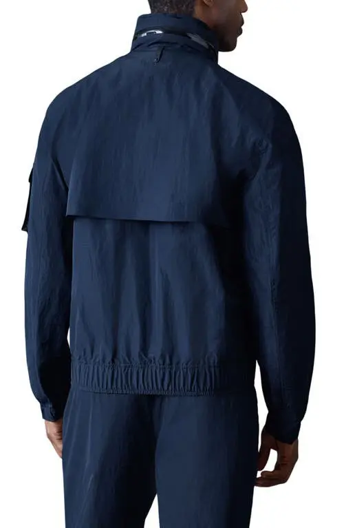 Mackage Garrett Hooded Rain Jacket - Navy