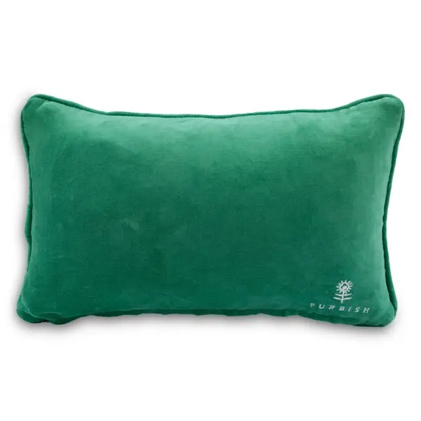 FURBISH Hot Mess Needlepoint Pillow, 15 X 9