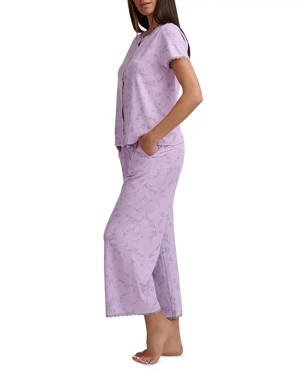 Splendid Short Sleeve Cropped Pajama Set