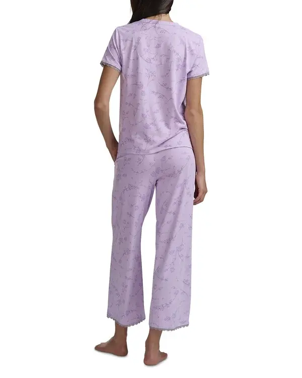 Splendid Short Sleeve Cropped Pajama Set