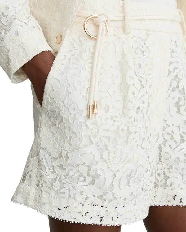 REISS Lori Lace Shorts