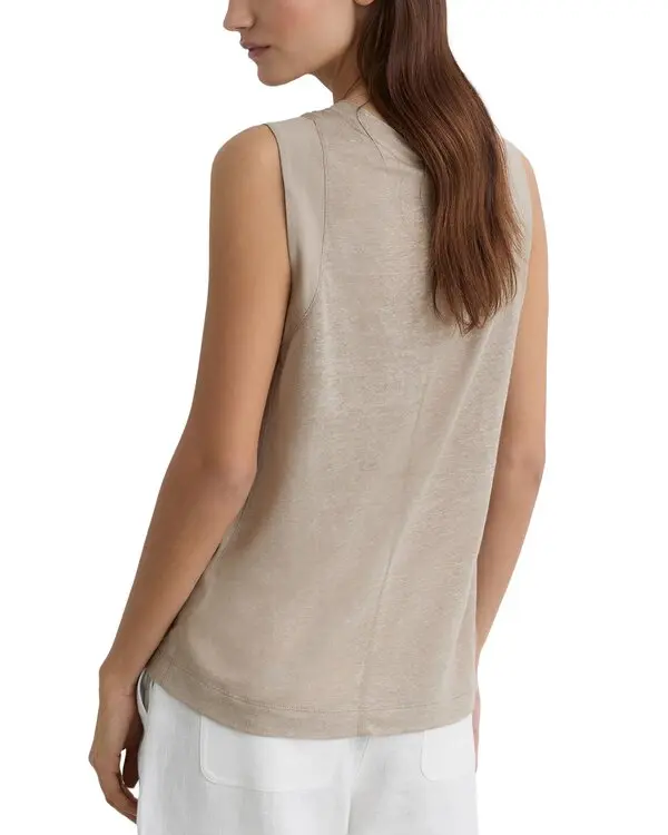 REISS Amy Linen Vest