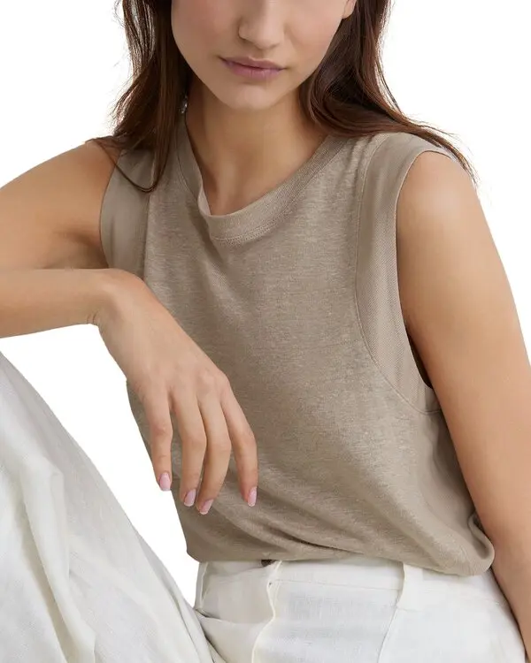 REISS Amy Linen Vest