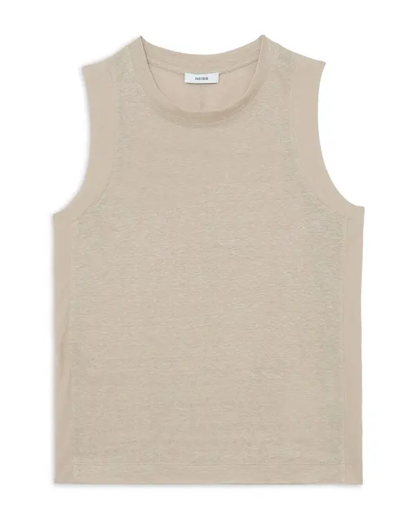 REISS Amy Linen Vest