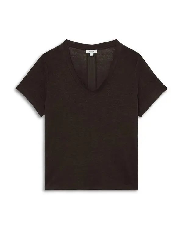 REISS Lola Tee - Chocolate