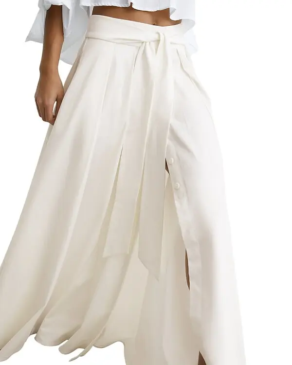 REISS Simone Skirt - Ivory