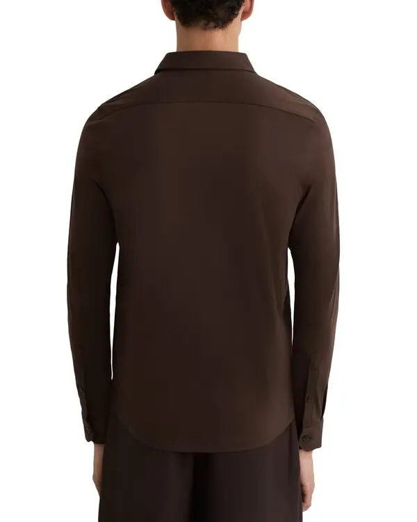 REISS Slim Fit Shirt - Brown