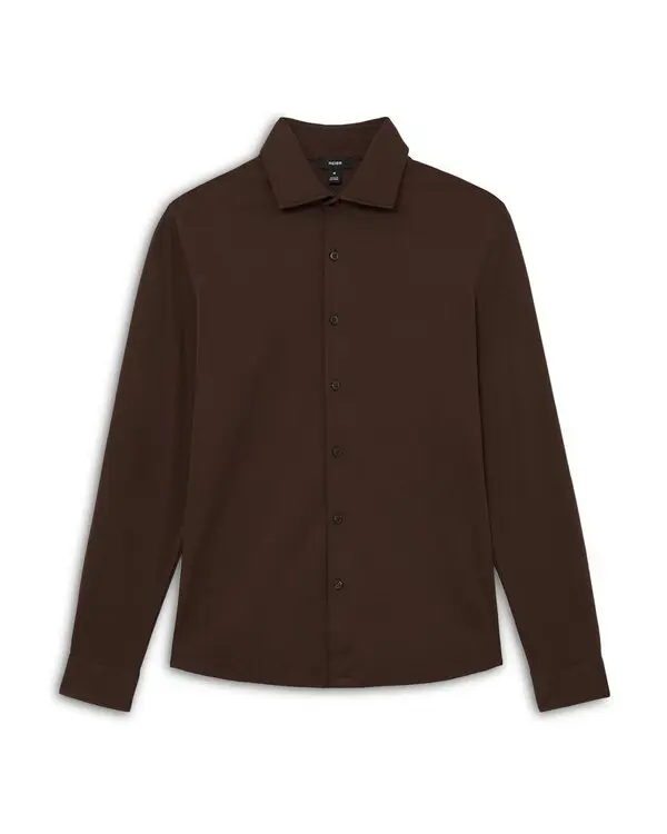 REISS Slim Fit Shirt - Brown