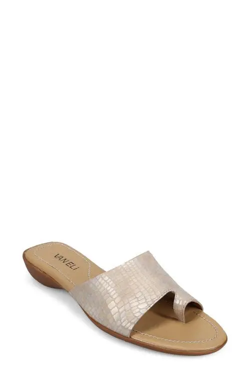 Vaneli Tallis Slide Sandal - Champagne