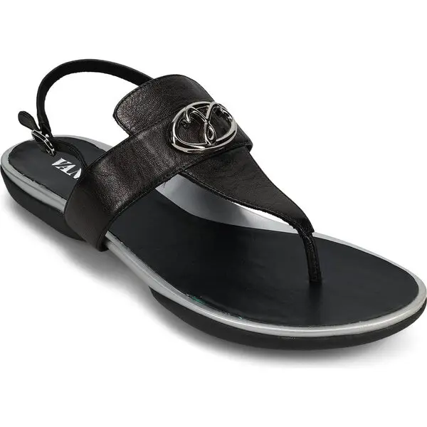 Vaneli Walkie Slingback Sandal - Black