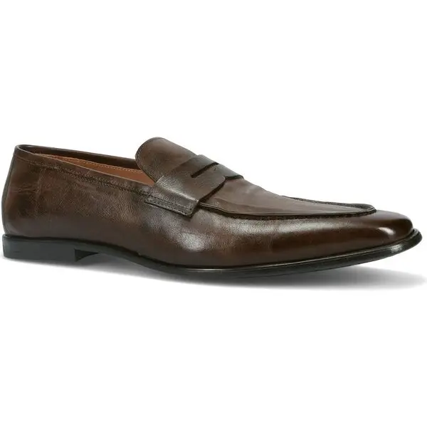 Ron White Paul Weatherproof Penny Loafer - Chocolate