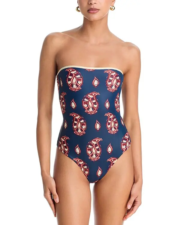 Johanna Ortiz Alta Mar One Piece Swimsuit - Navy Rose