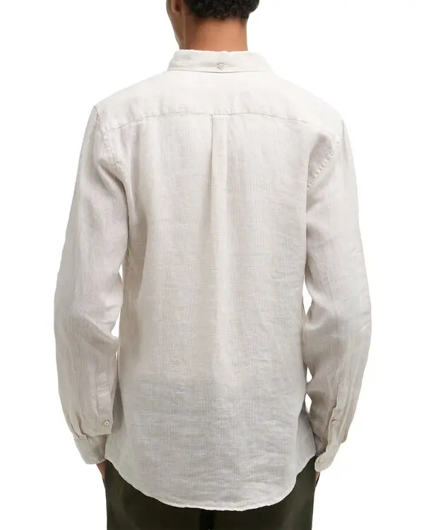 Barbour Linton Linen Tailored Shirt - Mist