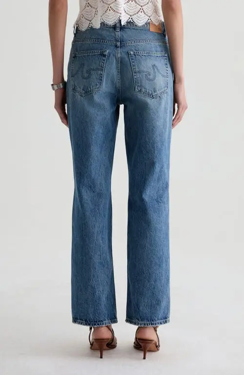 Ag Brinley Mid-rise Straight-leg Jeans