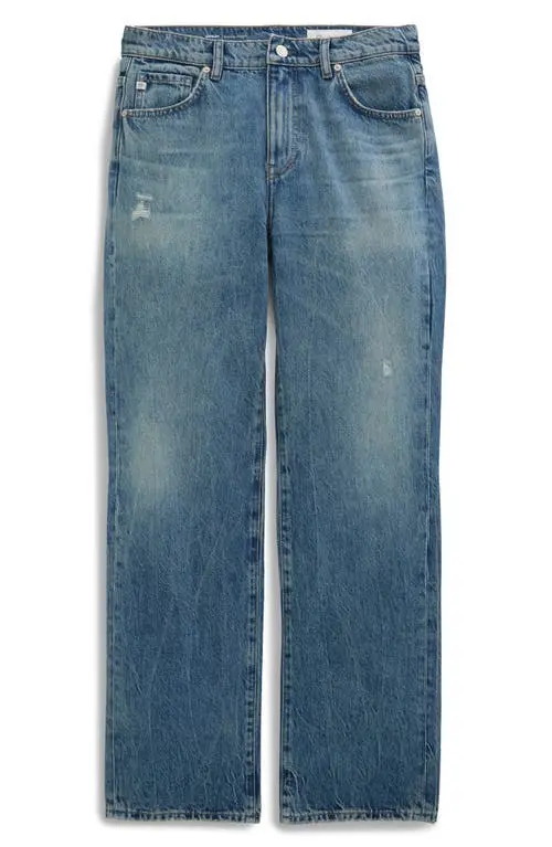Ag Brinley Mid-rise Straight-leg Jeans