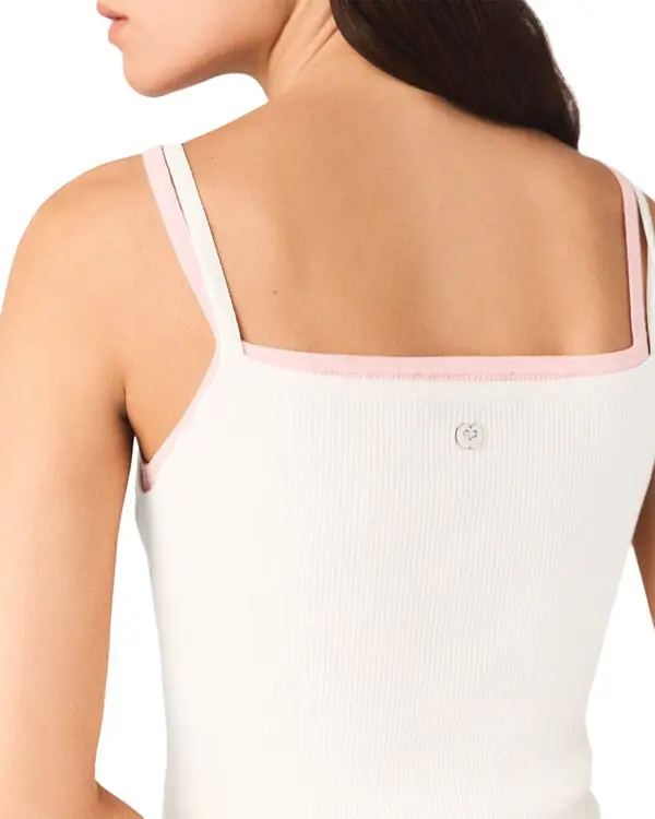 Maje Liyo High Neck Top - White