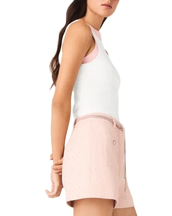 Maje Liyo High Neck Top - White