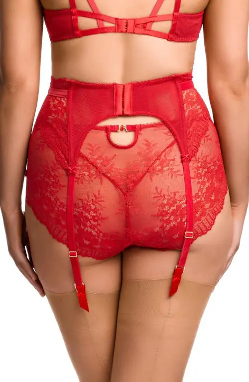 DITA VON TEESE Floradora Lace Suspender Belt