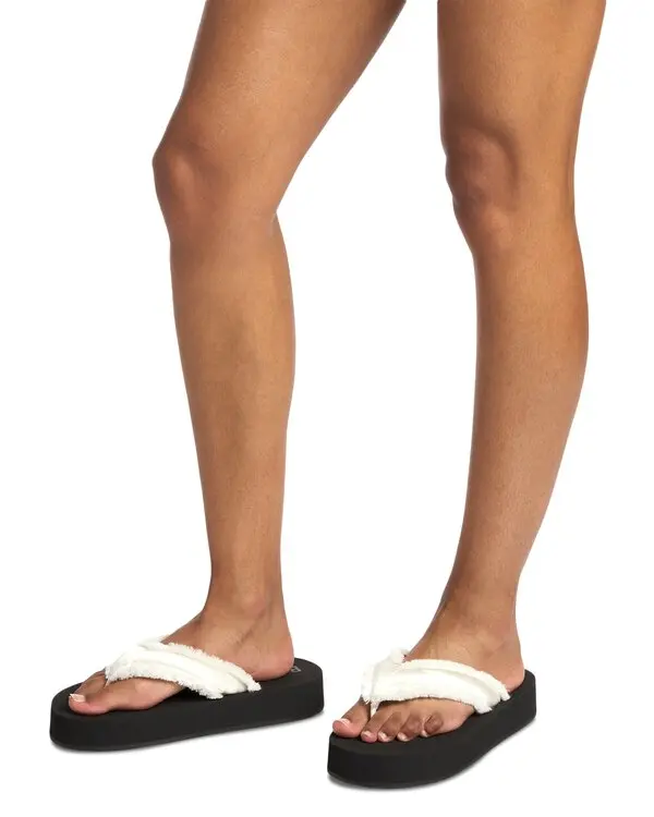 Balenciaga Jet Lag Thong Sandals - Bianco