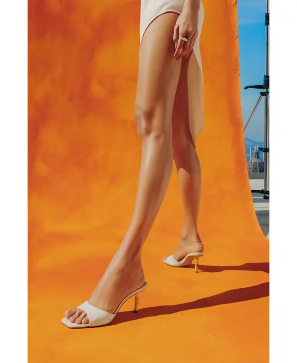 Schutz Leena Sandals - Egg Shell