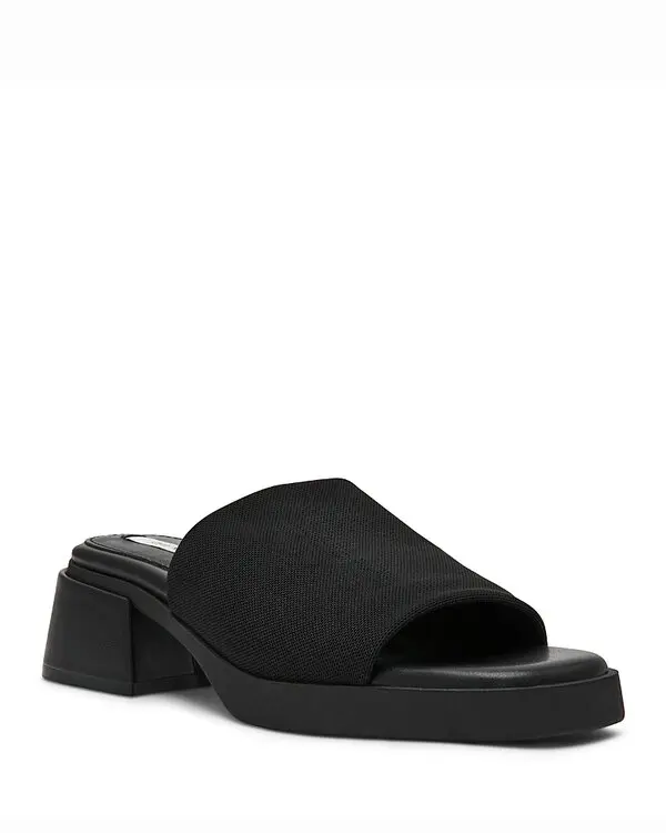 Steve Madden Lucee Platform Sandals - Black