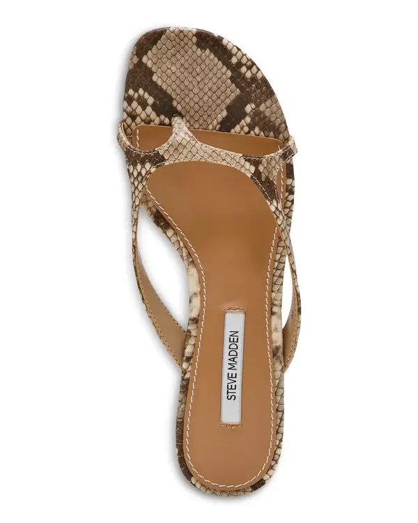 Steve Madden Brienna Slide Sandals - Snake