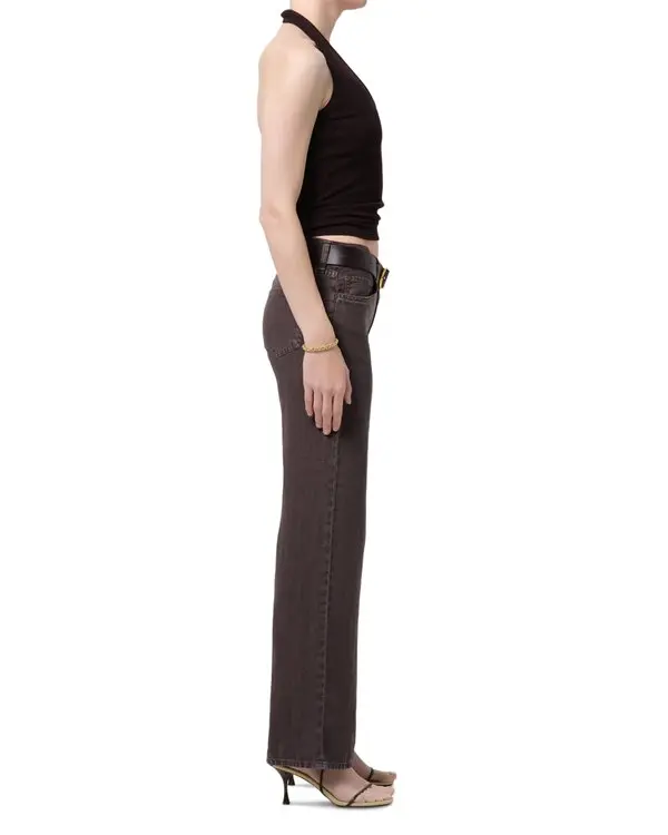 Citizens Of Humanity Nora Linen Trousers - Charcoal