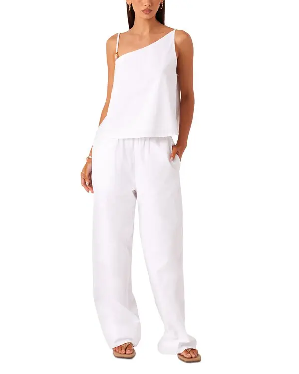 SNDYS. Ismene One Shoulder Top - White