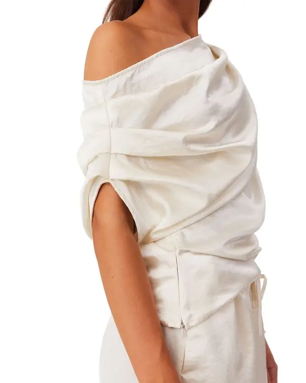 SNDYS. Dove Asymmetrical Top