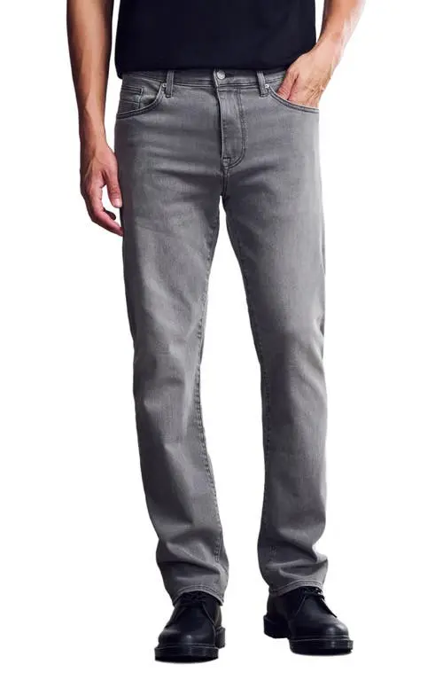GENERAL DENIM WORKS Bridge Straight-leg Jeans - Mid Smoke Brushed